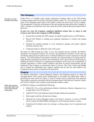 Clifton Star Formal Report by FCS (Mar 2009) web | PDF