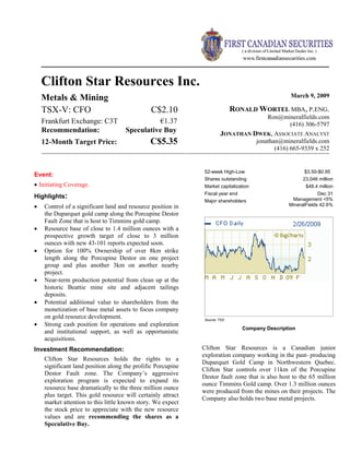 Clifton Star Formal Report by FCS (Mar 2009) web | PDF