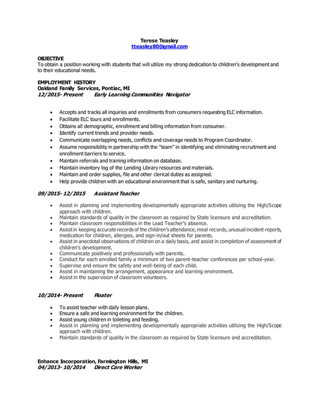 Resume2 | PDF