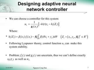 Adaptive neural network controller Presentation | PPT