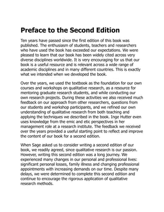 PDF Qualitative Research Methods Monique Hennink & Inge Hutter & Ajay ...
