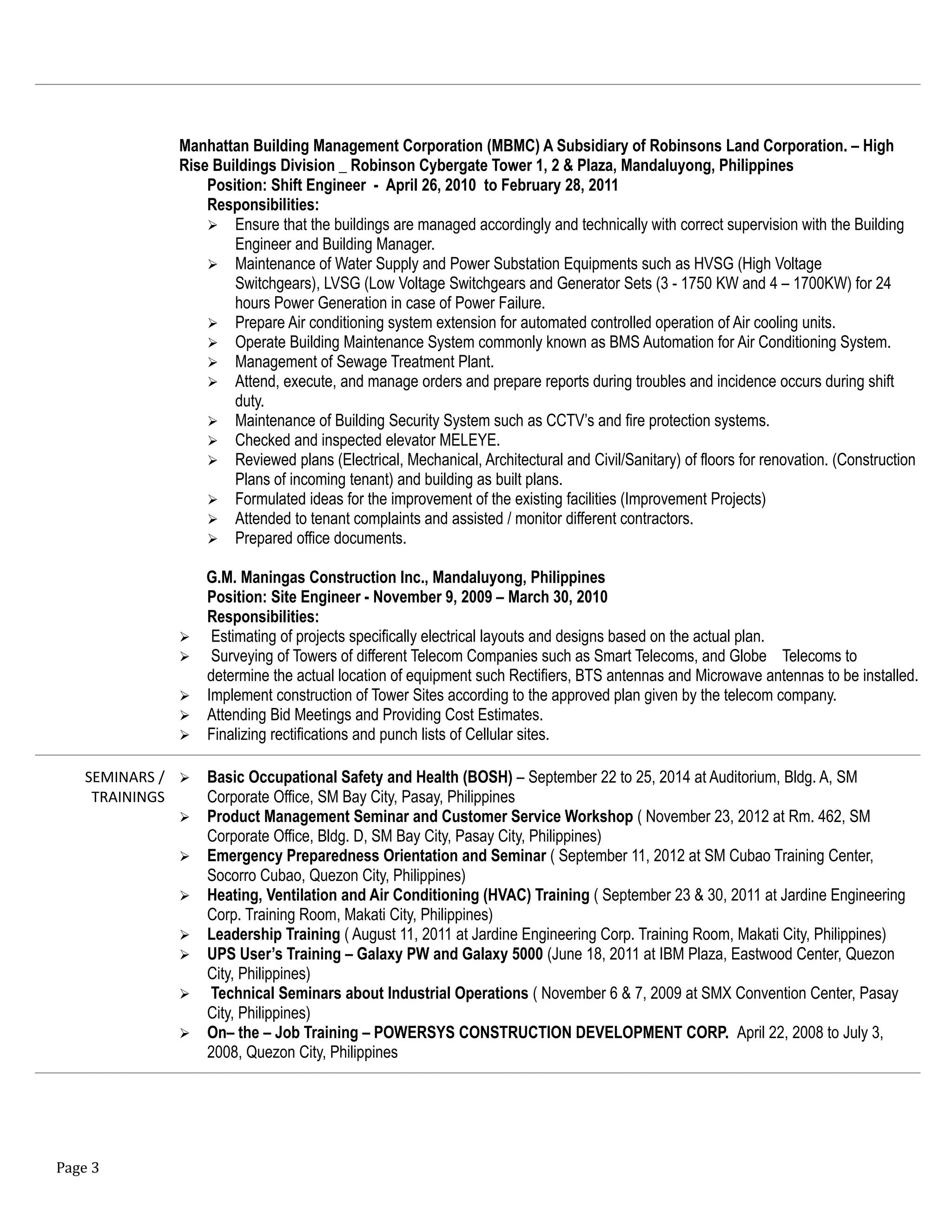 Resume _ Engr. Mark Joseph R. Rodas _ April 2015 (1) | DOC