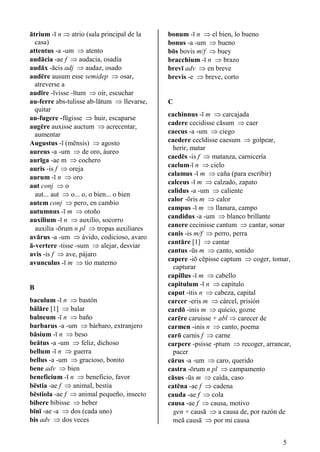 Vocabulario-Familia-Romana | PDF