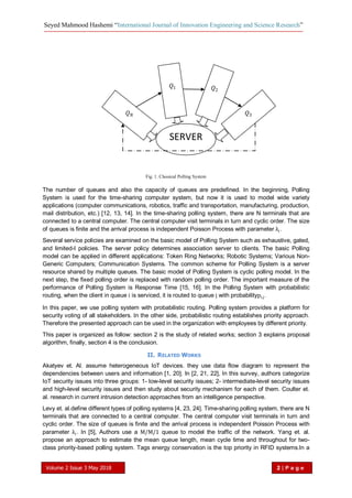 Probabilistic Polling System Approach for IoT Secure Routing | PDF
