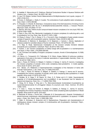 Subsistence of Host Guest Inclusion Complexes ofBiologically Active ...