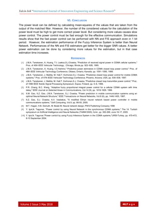 Performance Comparison of Power Control Methods That Use Neural Network and Fuzzy Inference ...