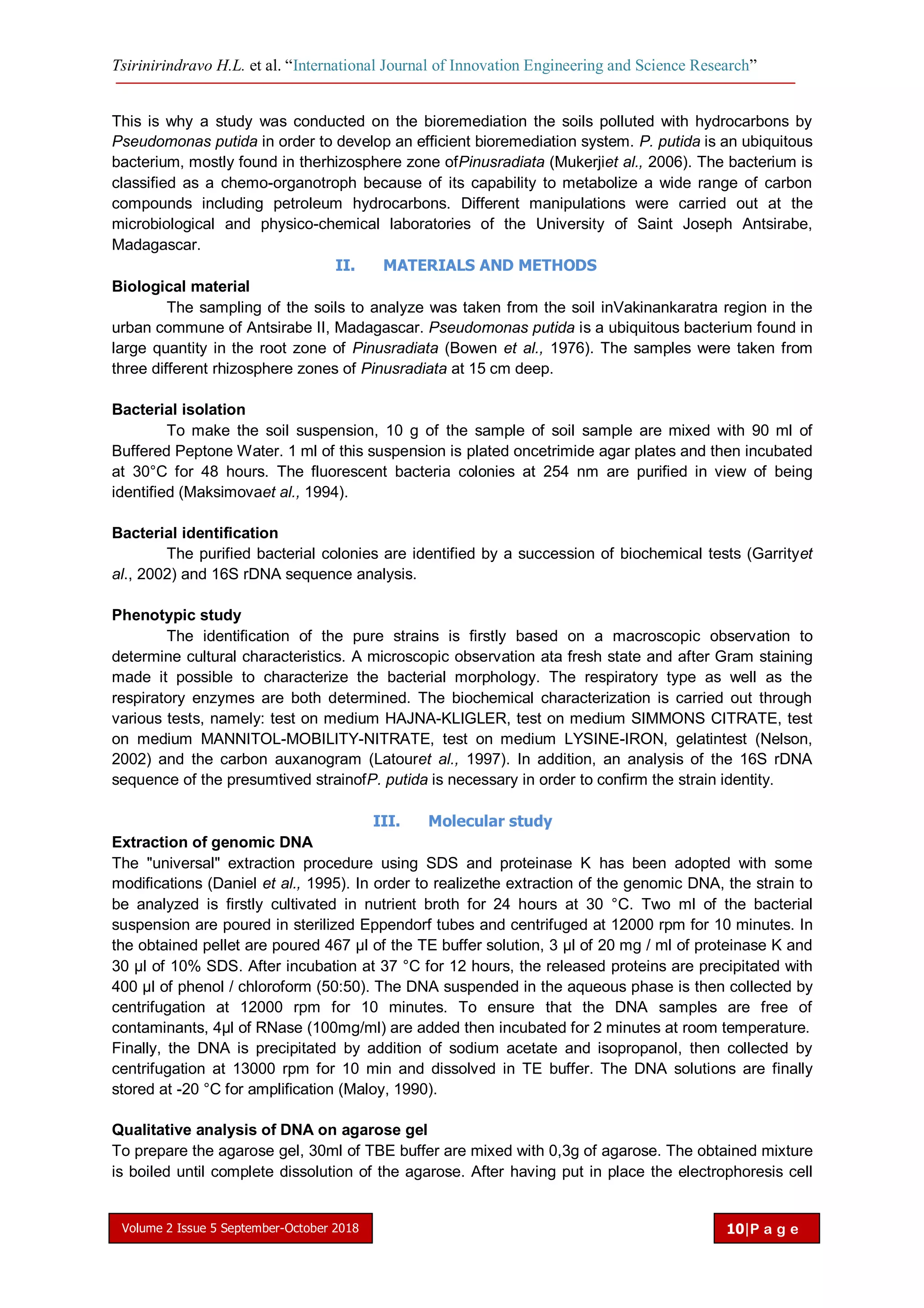 Bioremediation of soils polluted by petroleum hydrocarbons by ...