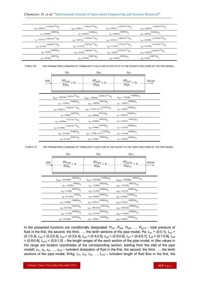Parameters calculation of turbulent fluid flow in a pipe of a circular cross section | PDF
