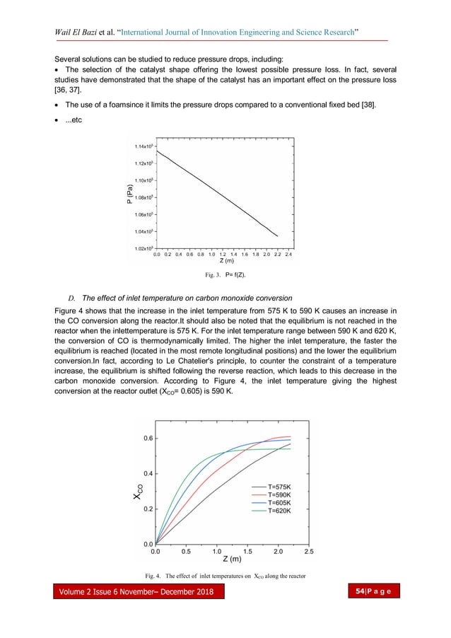 Modeling and Simulation ofa Water Gas Shift Reactor operating at a low ...