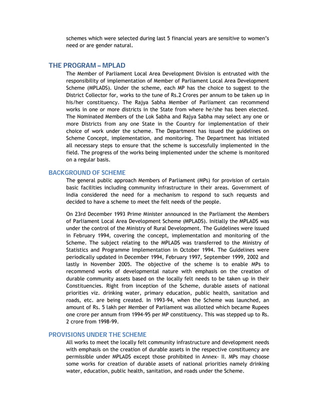 MPLAD Assessment for Gaya district | PDF