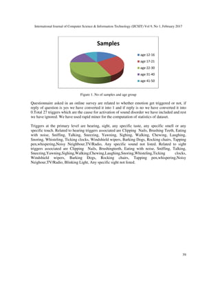 FUZZY LOGIC BASED APPROACH FOR AUTOMATION OF EMOTION DETECTION IN MISOPHONIA | PDF