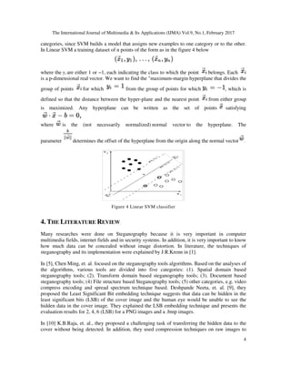 A NOVEL IMAGE STEGANOGRAPHY APPROACH USING MULTI-LAYERS DCT FEATURES BASED ON SUPPORT VECTOR ...