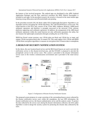 A STUDY ON LEA AND SEED ALGORITHMS FOR DATA PROTECTION OF SMARTPHONE BASED DISASTER NOTIFICATION ...