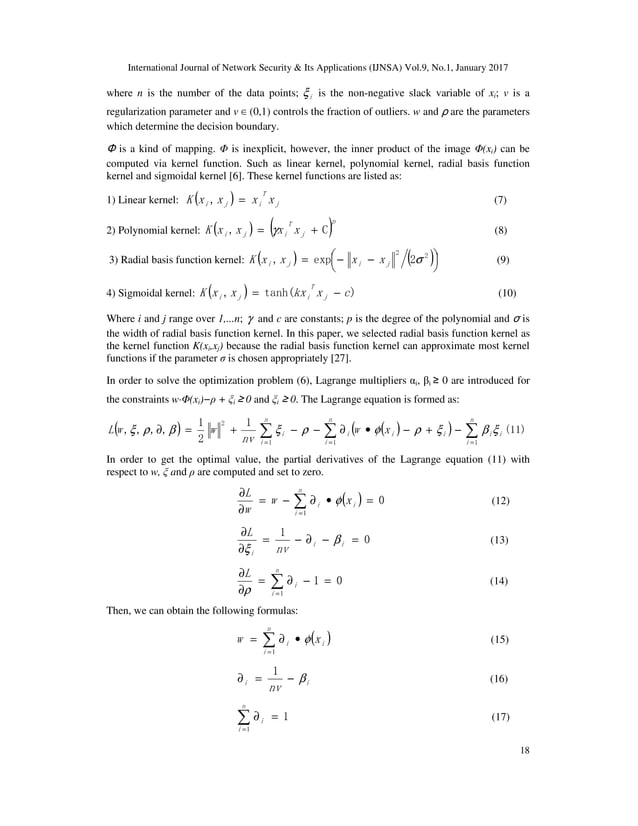 Application Layer Ddos Detection Based On A One Class Support Vector Machine Pdf