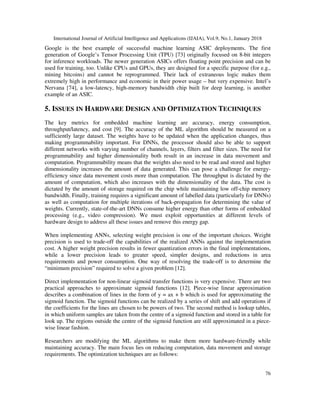 HARDWARE DESIGN FOR MACHINE LEARNING | PDF