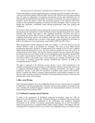 PROGRAMMING REQUESTS/RESPONSES WITH GREATFREE IN THE CLOUD ENVIRONMENT ...