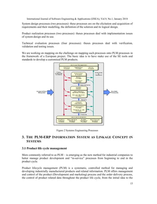 FROM PLM TO ERP : A SOFTWARE SYSTEMS ENGINEERING INTEGRATION | PDF