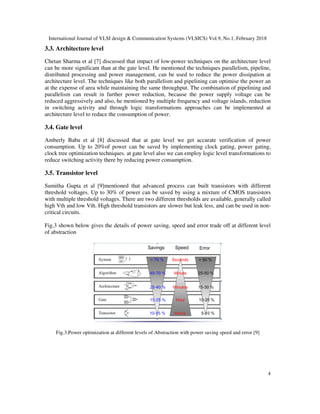 SURVEY ON POWER OPTIMIZATION TECHNIQUES FOR LOW POWER VLSI CIRCUIT IN DEEP SUBMICRON TECHNOLOgy ...