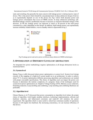 SURVEY ON POWER OPTIMIZATION TECHNIQUES FOR LOW POWER VLSI CIRCUIT IN DEEP SUBMICRON TECHNOLOGY ...
