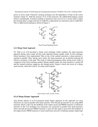 SURVEY ON POWER OPTIMIZATION TECHNIQUES FOR LOW POWER VLSI CIRCUIT IN DEEP SUBMICRON TECHNOLOGY ...