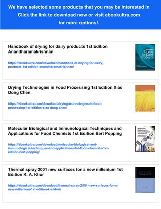 Spray Drying Techniques for Food Ingredient Encapsulation 1st Edition ...