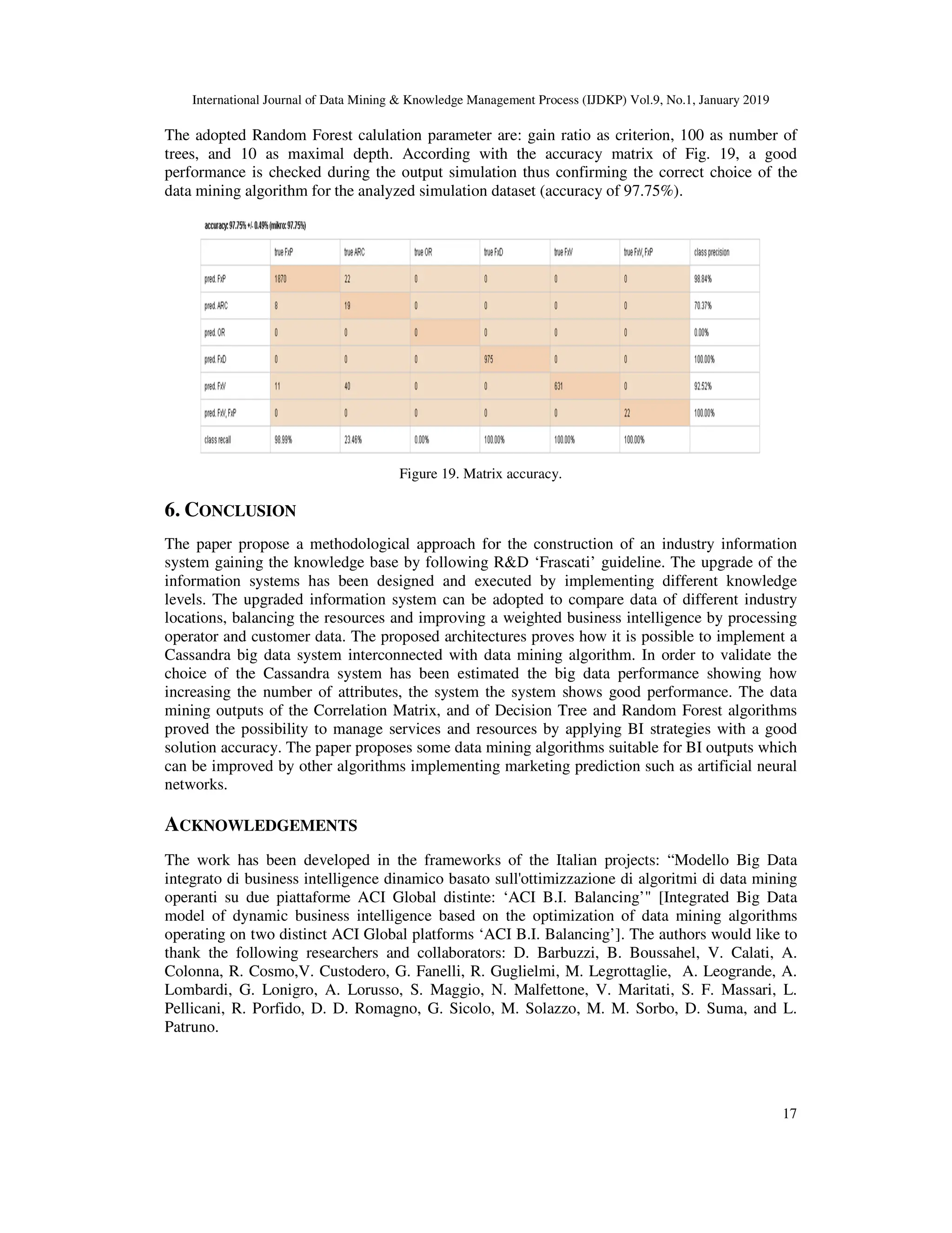 A Business Intelligence Platform Implemented in a Big Data System Embedding Data Mining: A Case ...