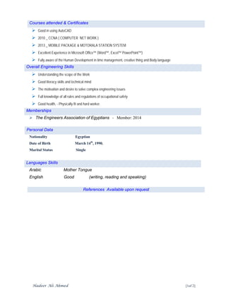 Hadeer CV (1) | PDF