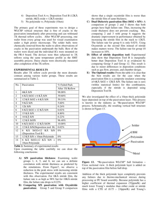 A Reliable Wafer-Level Chip Scale Package (WLCSP) Technology | PDF