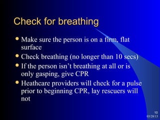 911, cpr and aed | PPT