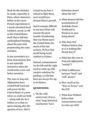 9:11 turning points intro | PDF