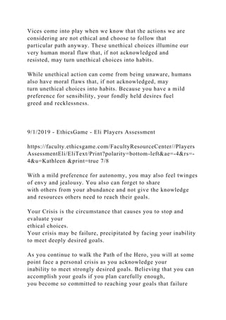 912019 - EthicsGame - Eli Players Assessmenthttpsfacu.docx