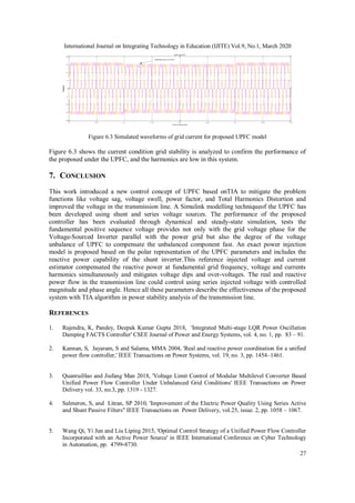 POWER STABILITY ANALYSIS OF A TRANSMISSION SYSTEM WITH A UNIFIED POWER FLOW CONTROLLER USING ...