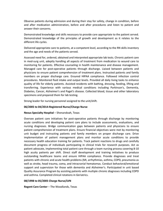 New Rich Text Document.rtfresume 2015 | RTF | Lung and Respiratory ...