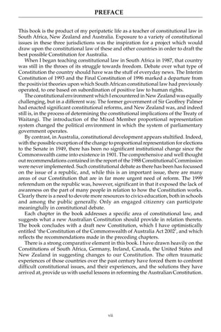 A New Constitution For Australia Australian 1st Harris | PDF
