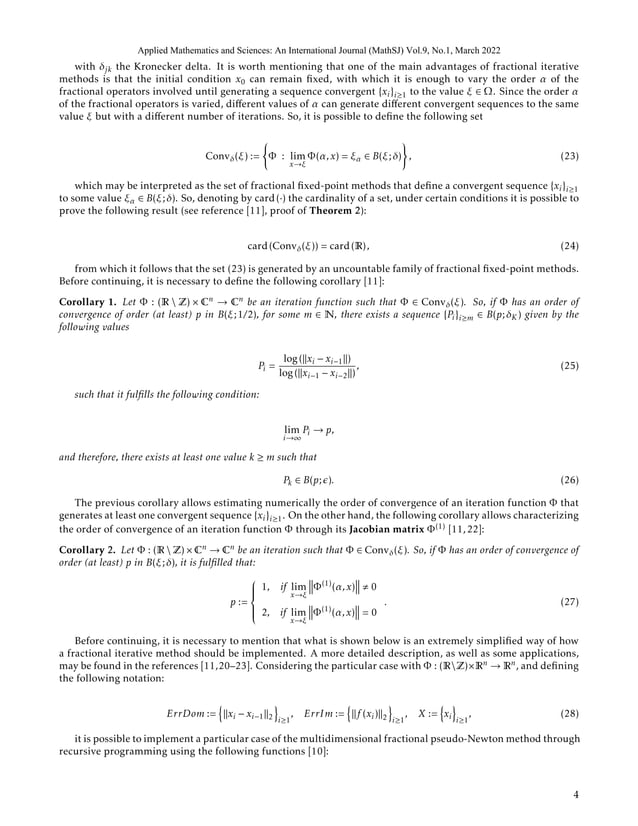 Code Of The Multidimensional Fractional Pseudo Newton Method Using