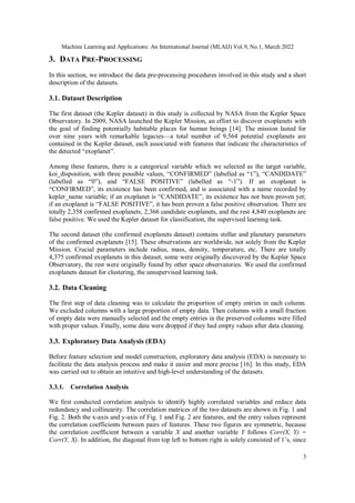 EXOPLANETS IDENTIFICATION AND CLUSTERING WITH MACHINE LEARNING METHODS | PDF