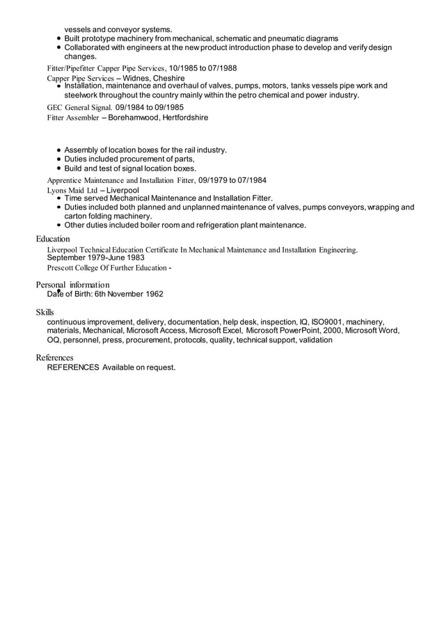 Steven Pooke new cv | PDF