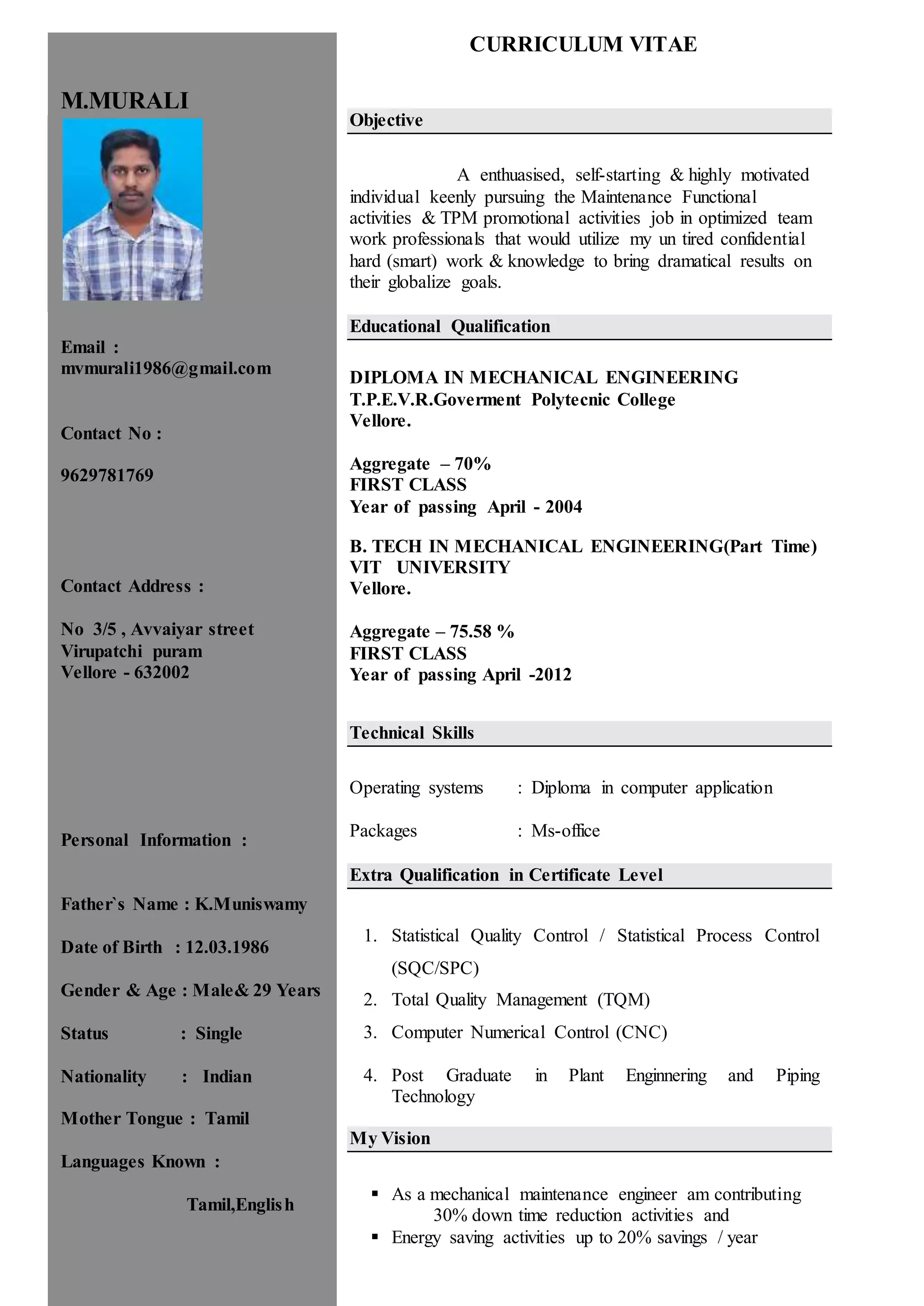 lvl.lvlurali's Resume | DOCX
