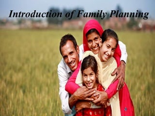 Family Planning and it's methods and side affects | PPT