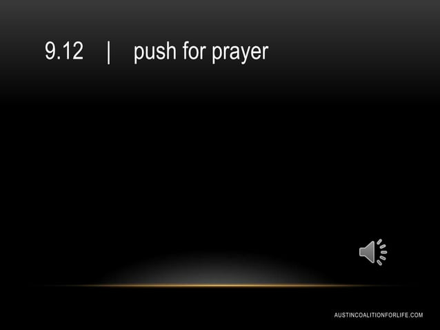 912 push for prayer v0 | PPT