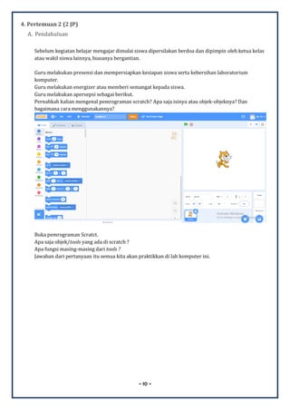 Alogaritma dan pemograman modul ajar kelas 8 | PDF