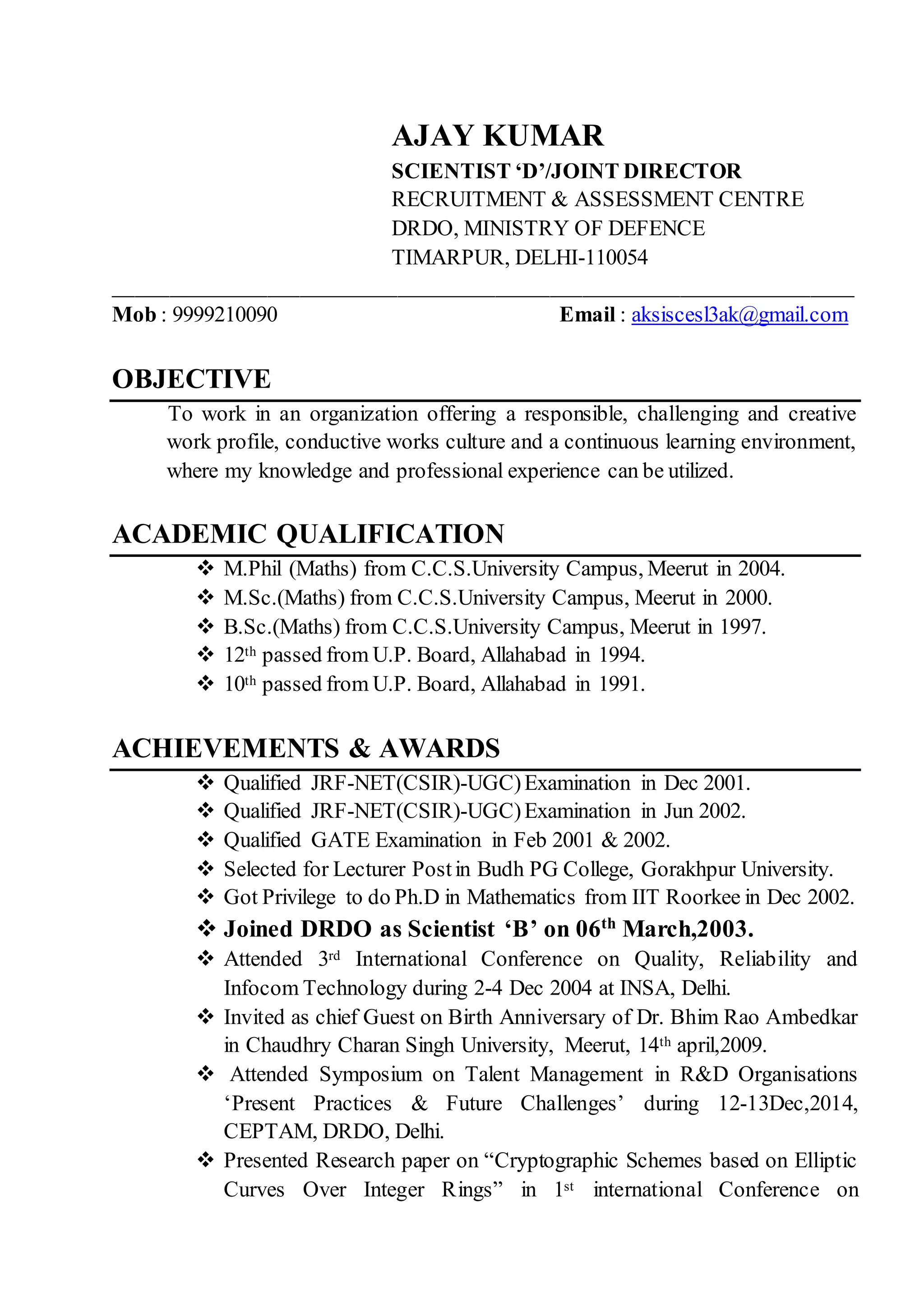 Resume-Ajaysir | DOCX
