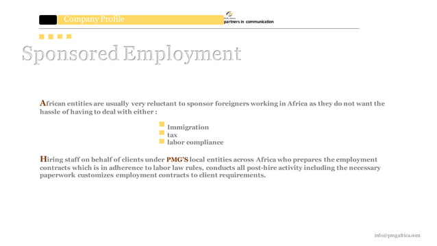 PMG company profile | PPT