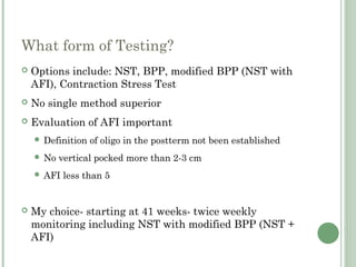 Management-of-Postterm-Pregnancy | PPT