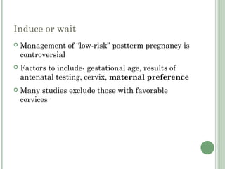 Management-of-Postterm-Pregnancy | PPT