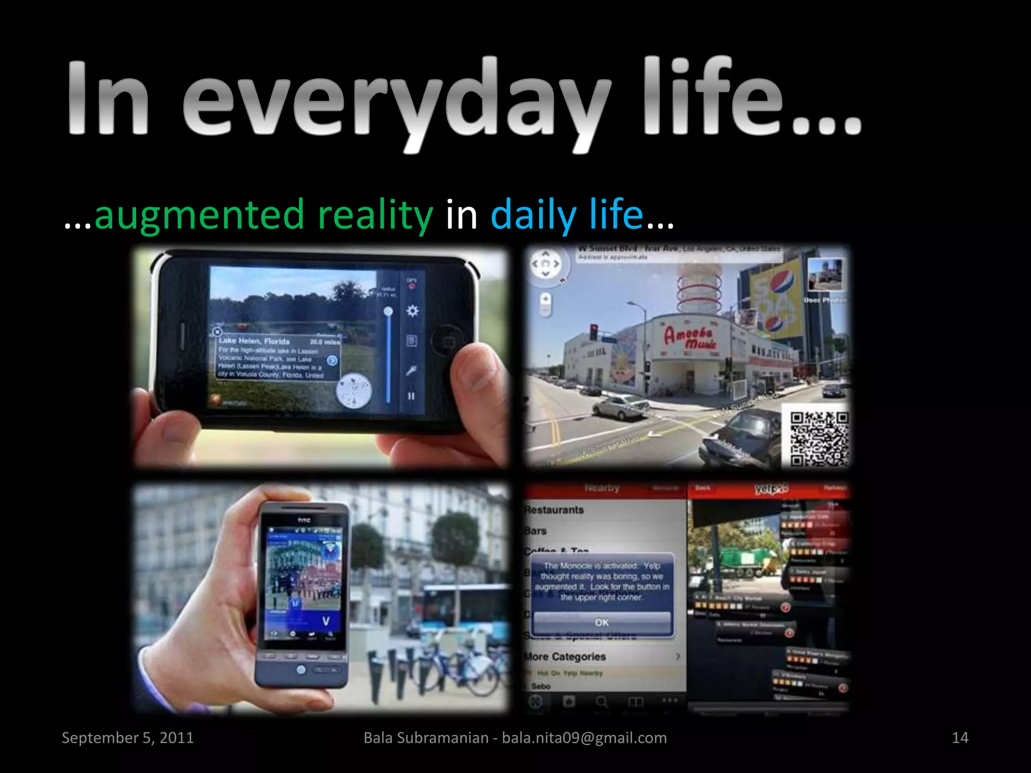 Virtual & Augmented Reality | PPT