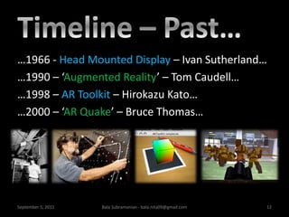Virtual & Augmented Reality | PPT