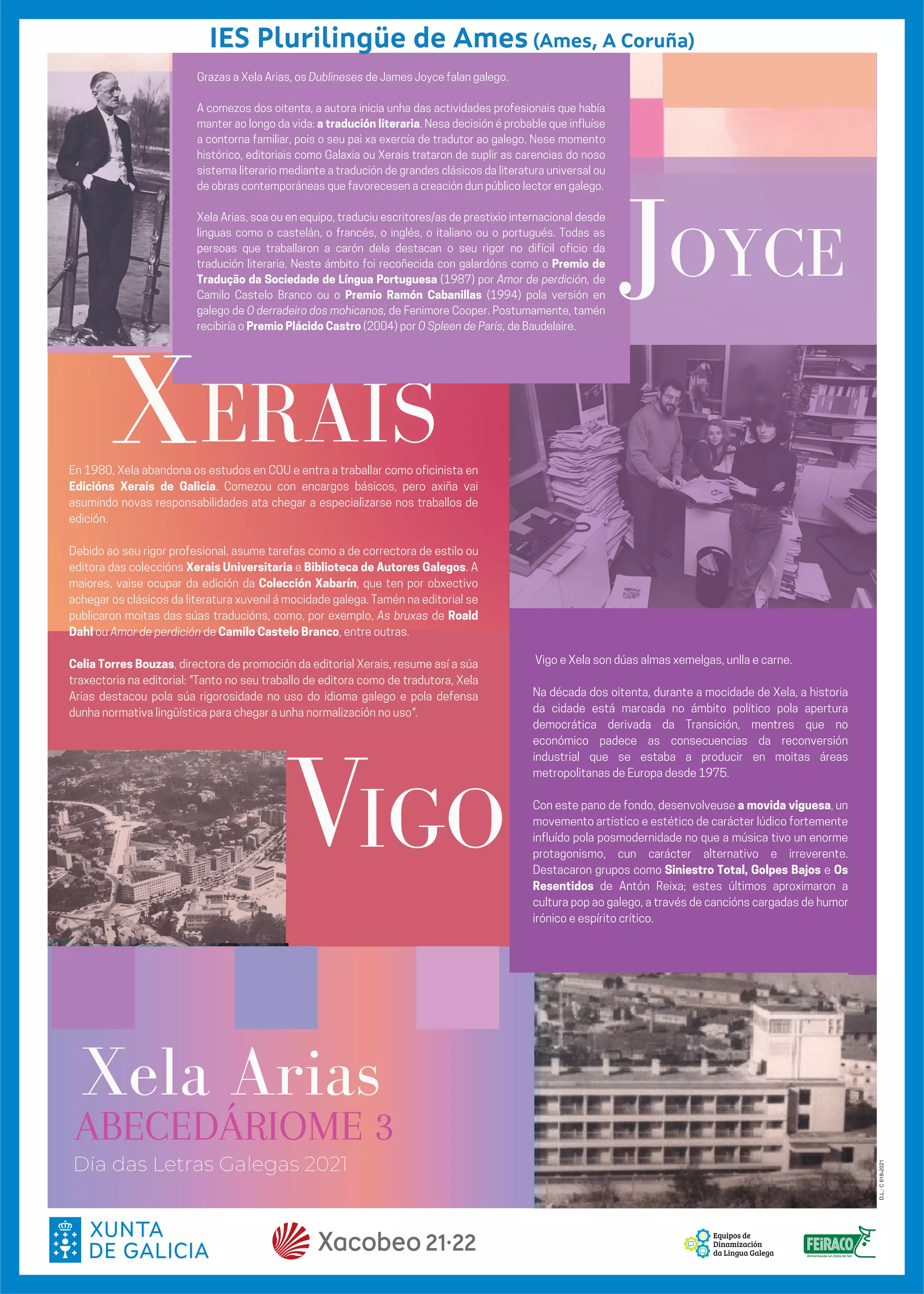 Letras galegas 2021: Xela Arias | PDF
