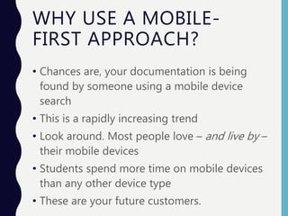 Why You Should Use a Mobile-First Strategy | PPTX