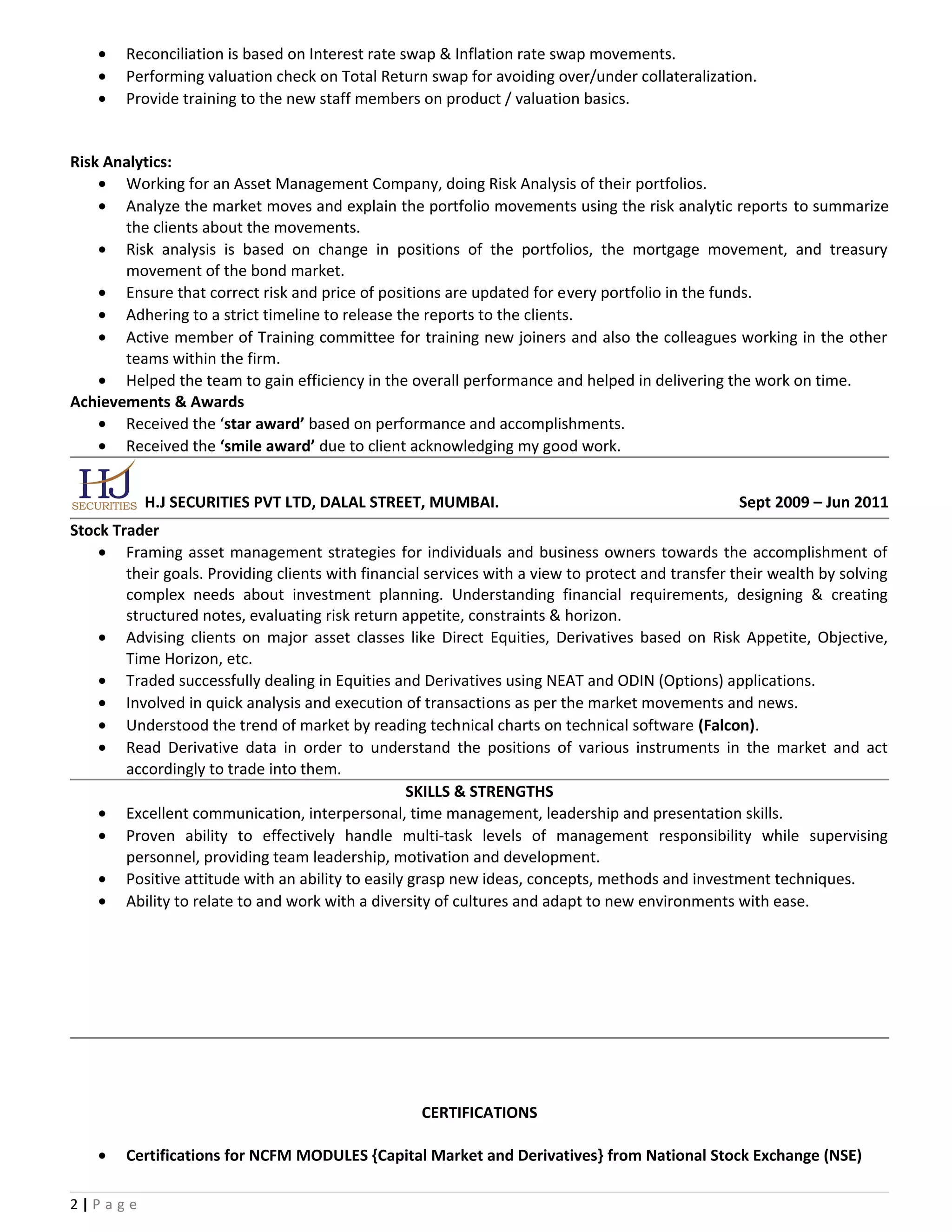 Resume - Kushagra Modi | DOC